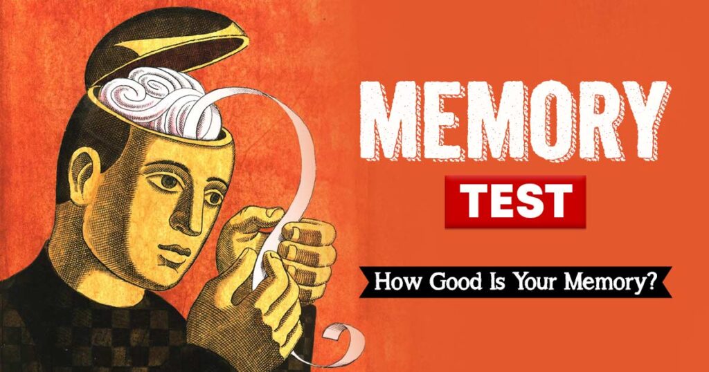 Free Memory Tests: Online Self-Assessment - Mind Help